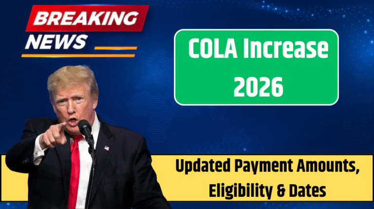 COLA Increase 2026: Updated Payment Amounts, Eligibility & Dates